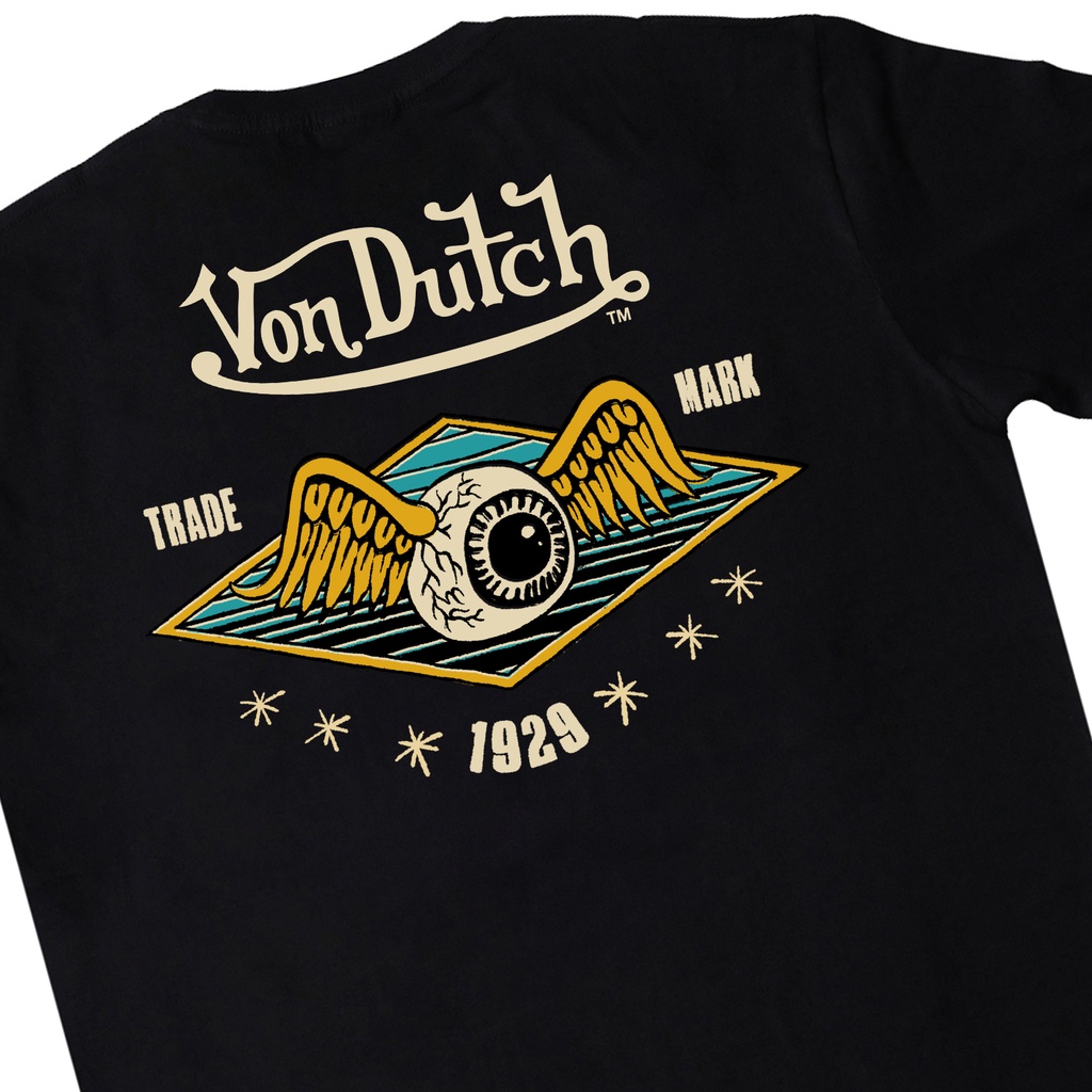 Jual Von Dutch Tshirt 0855 Black | Shopee Indonesia
