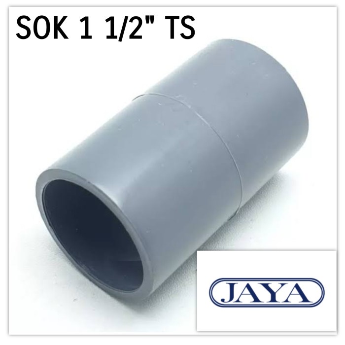 Jual Sok 1 1/2 inch AW JAYA Sock shock Socket 1.5 inch sambungan lurus ...