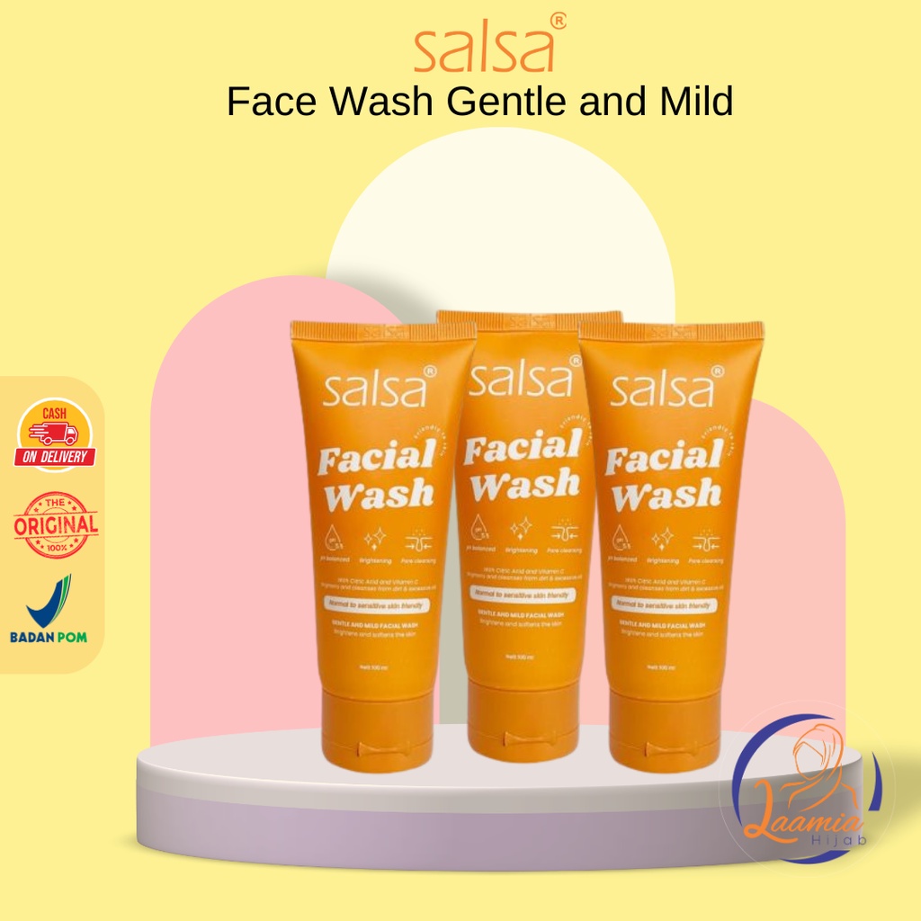 Jual Najmia 2 - Salsa Facial Wash - Face Wash Gentle And Mild | Shopee ...