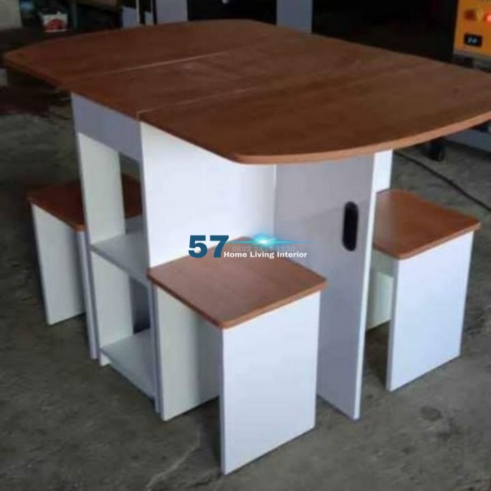 Jual Meja Kafe - Meja Makan Bahan Multiplek HPL Free Desain | Shopee ...