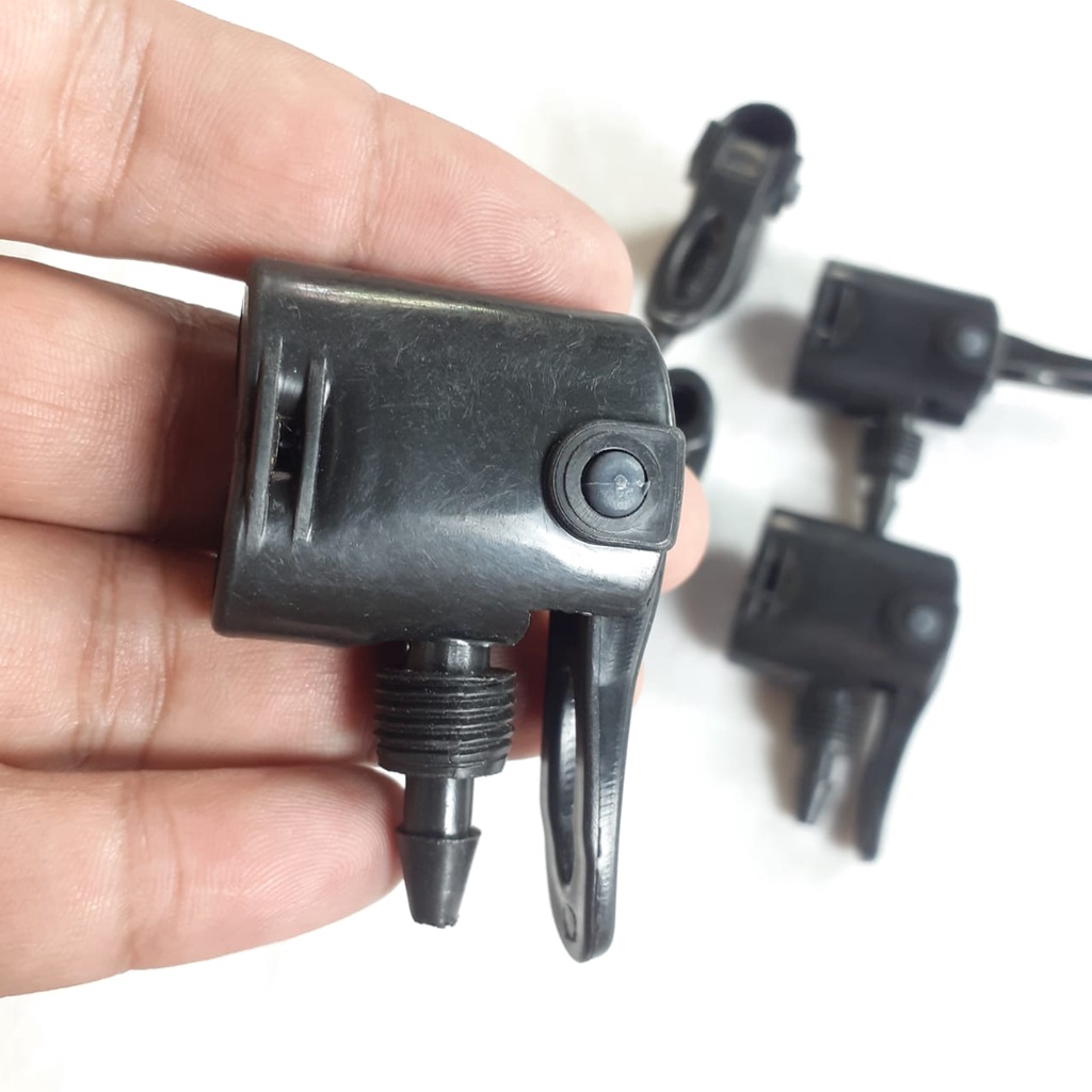 Jual Kepala Cop Pompa Sepeda Dan Motor Dual Valve Presta PVC | Shopee ...