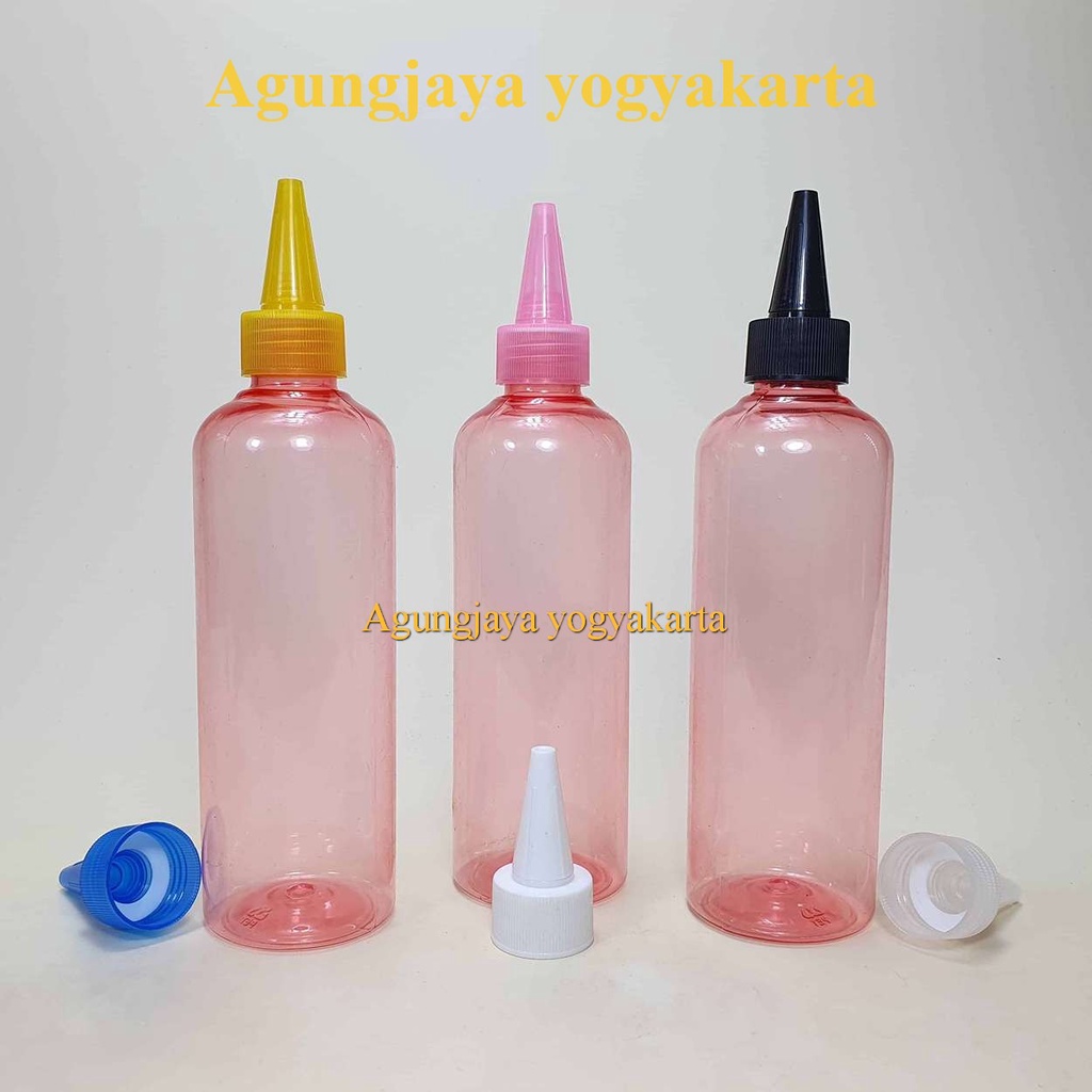 Jual Botol 250 ml BR Pink Tutup Kerucut Standart / Kerucut Twister ...