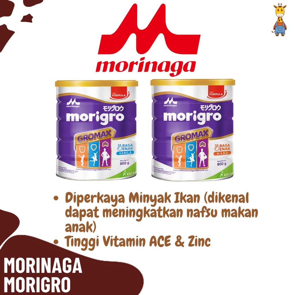 Jual Susu Morigro (1-12tahun) 800gr Original - Susu Formula - Sufor ...