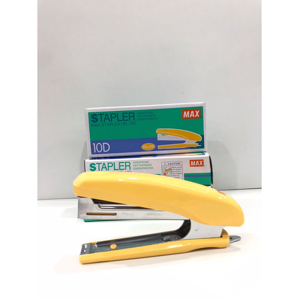 Jual MAX STAPLER HD 10D YELLOW | Shopee Indonesia
