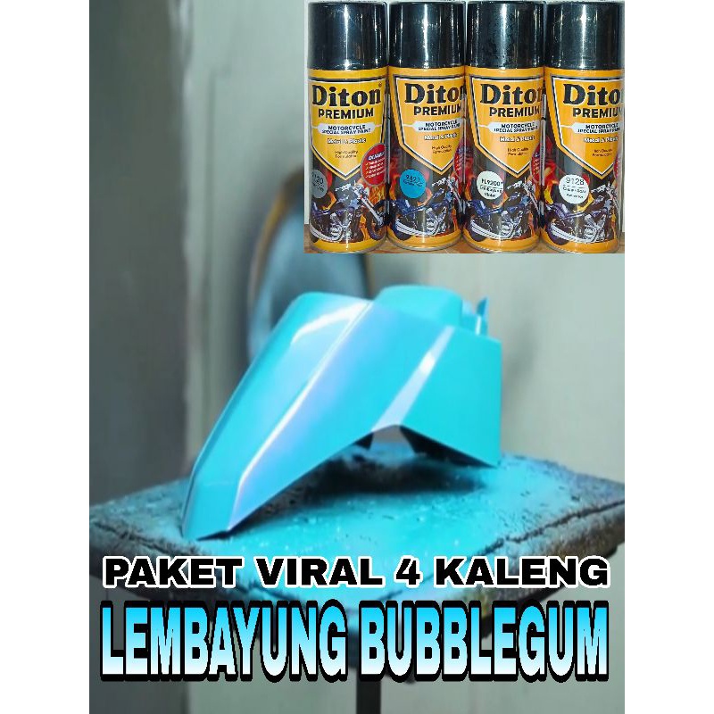 Jual PAKET 4 KALENG pilok pilox diton premium LEMBAYUNG biru violet ...