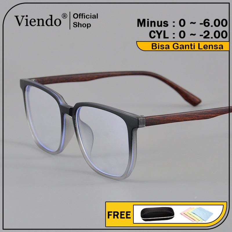 Jual Viendo Frame Kacamata Photocromic Anti Radiasi Blueray Minus CYL ...
