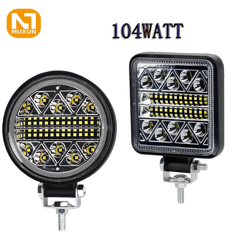 Jual 102W LED Kerja Lampu Bar 4Inch Off Road 12V 24V Spot LED Light Bar ...