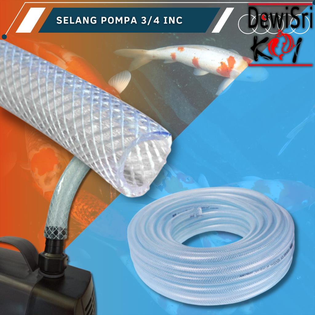 Jual Selang Pompa 3/4" Aquarium Kolam Ikan PerMeter Media Filter Kolam ...