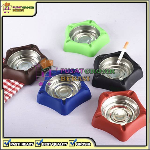 Jual [PGB] ASBAK ROKOK BINTANG WARNA STAINLESS STEEL TAHAN LAMA KUAT ...