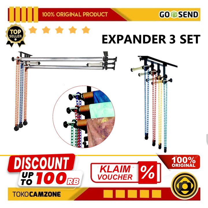 Jual Background Expander 3 Set 3SET Rolls ORIGINAL PROMO | Shopee Indonesia