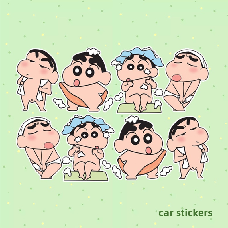 Jual Stiker Mobil Elektrik Crayon Shin-Chan Lucu Kartun Cute Luggage ...
