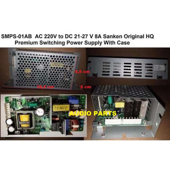 Jual SMPS-01A AC 220V to Dc 24V 8A Sanken Original HQ Ajustable 21V-27V | Shopee Indonesia