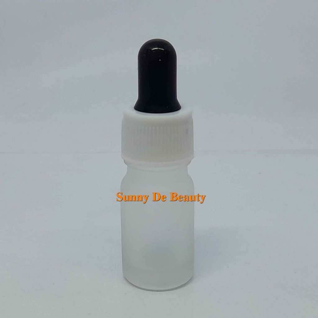Jual Botol Kaca 5 ml Clear Frossted Br Tutup PP Non Segel Pipete ...