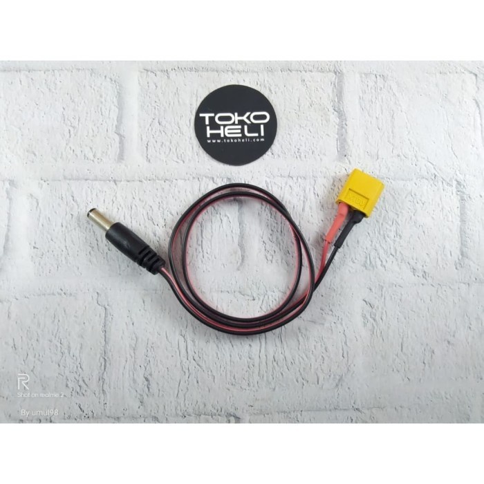 Jual XT60 Male to DC Cable for Fatshark TS100 Adapter Converter ...
