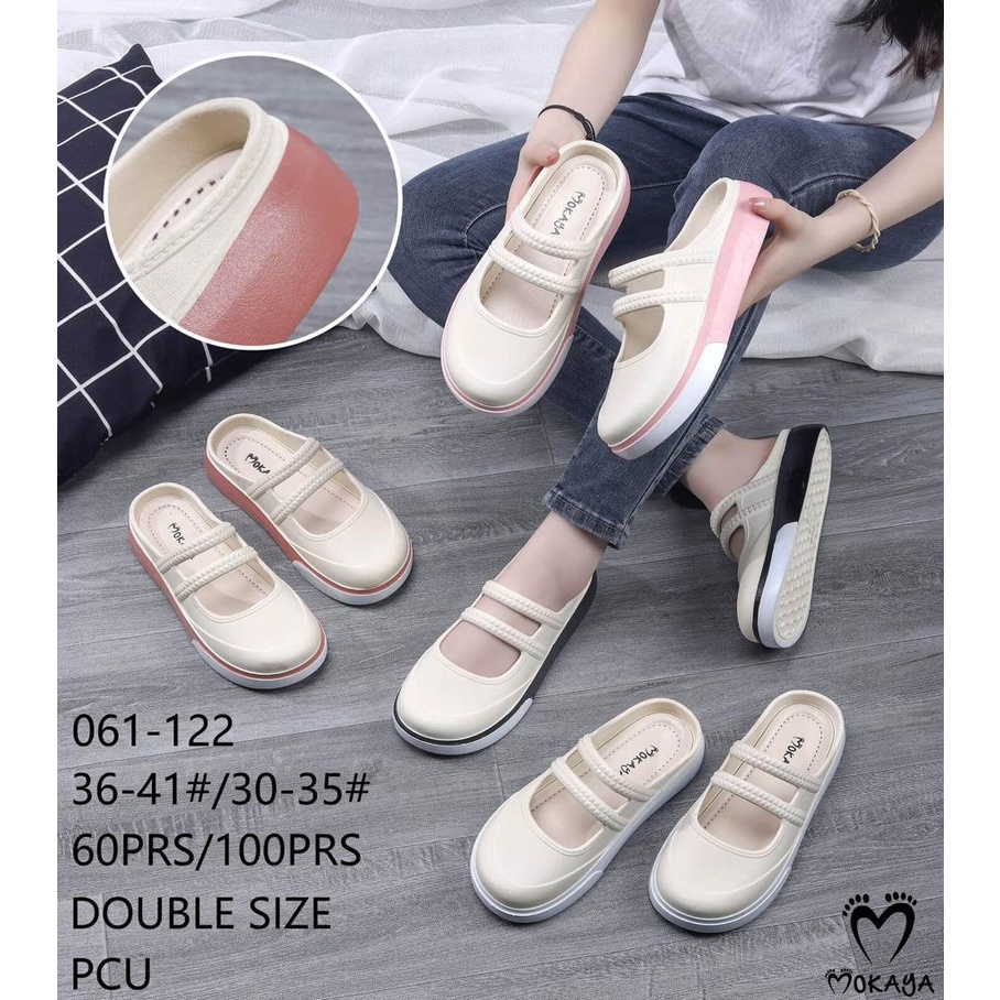 Jual Sepatu Sandal Slop Baim Karet Ban 2 Polos MKY 061-122 30-35 36-41 ...
