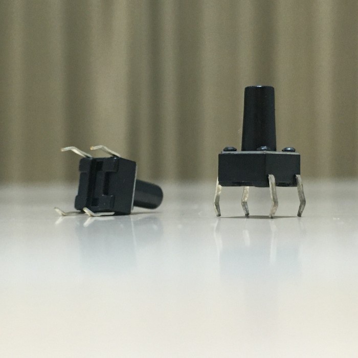 Jual SWITCH TACTILE SAKLAR PUSH BUTTON 4 PIN 6MM X 6MM X 9MM RPE27 ...