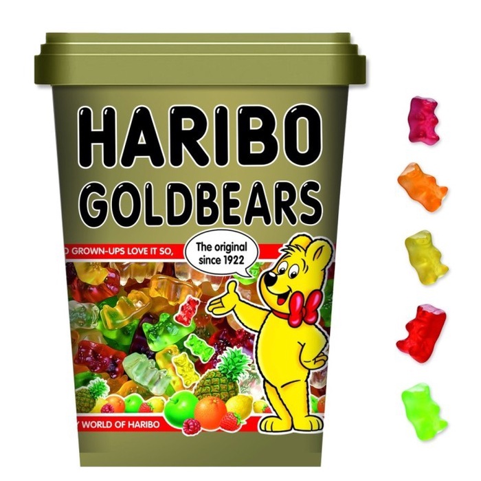 Jual Permen HARIBO GoldBears Gummy Box 220gram asal Eropa | Shopee ...