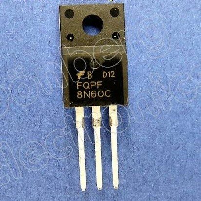 Jual 2 Buah 2Pcs FQPF 8N60C FQPF8N60C 8N60 Mosfet N-Channel 8A 600V To-220f Transistor | Shopee ...