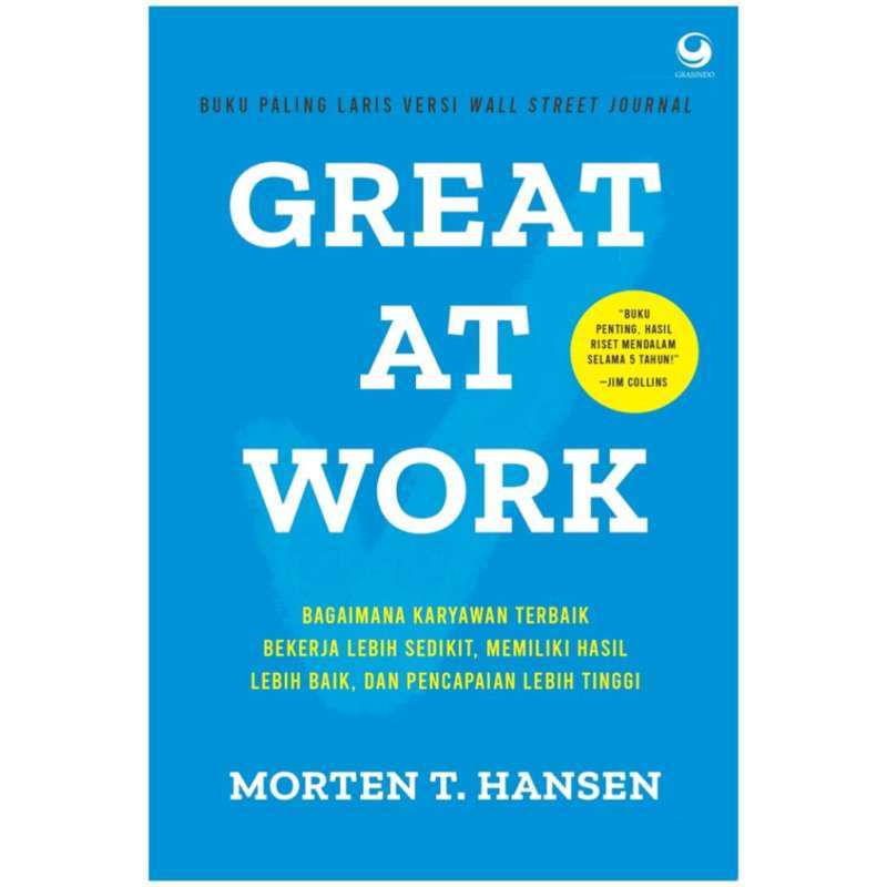 Jual Buku Self Improvement Great at Work, Buku Pengembangan Diri Morten ...