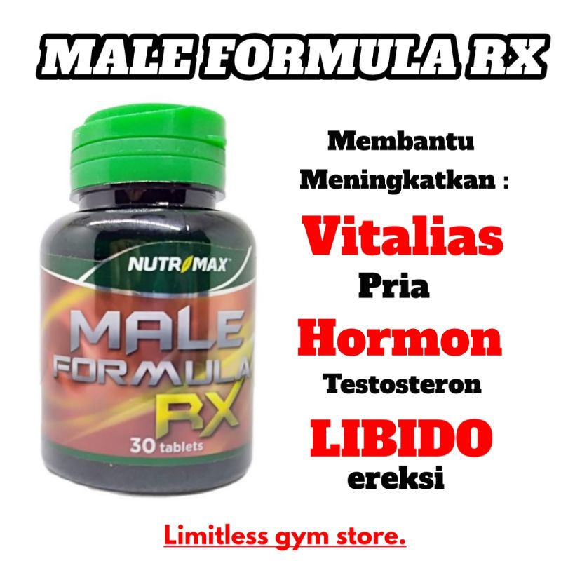 Jual NATURAL TEST BOOSTER MALE FORMULA RX 30 TABLET TABS TESTOTERON ...