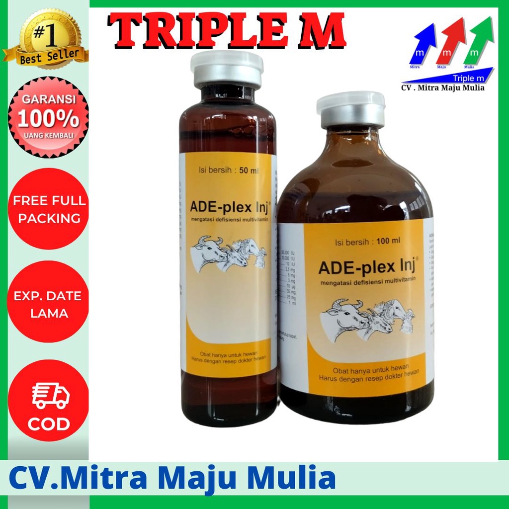 Jual ADE Plex Medion 100ml Vitamin ADE dan B Complex Lengkap | Shopee ...
