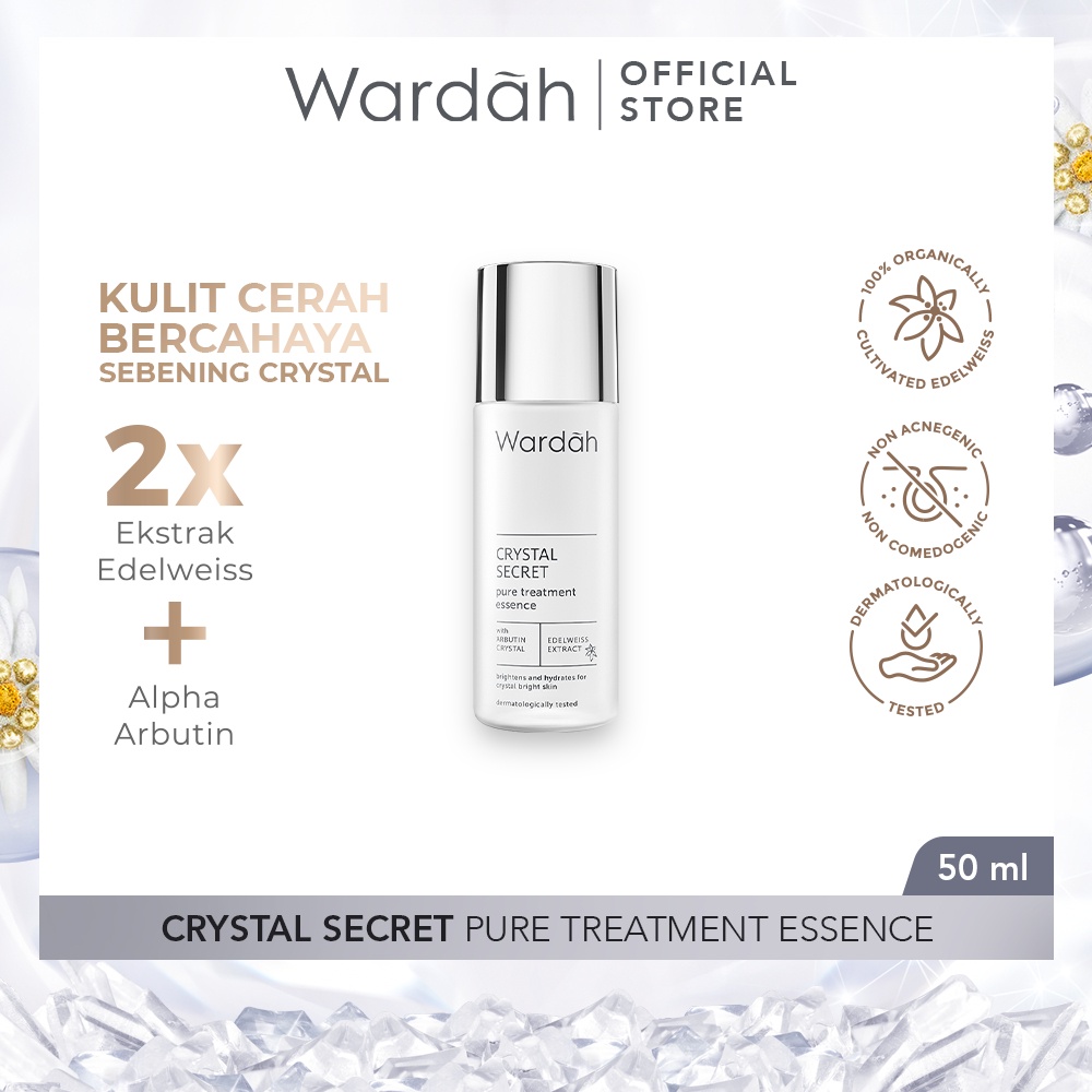 Jual Wardah Crystal Secret Pure Treatment Essence 50ML - MURAH | Shopee ...