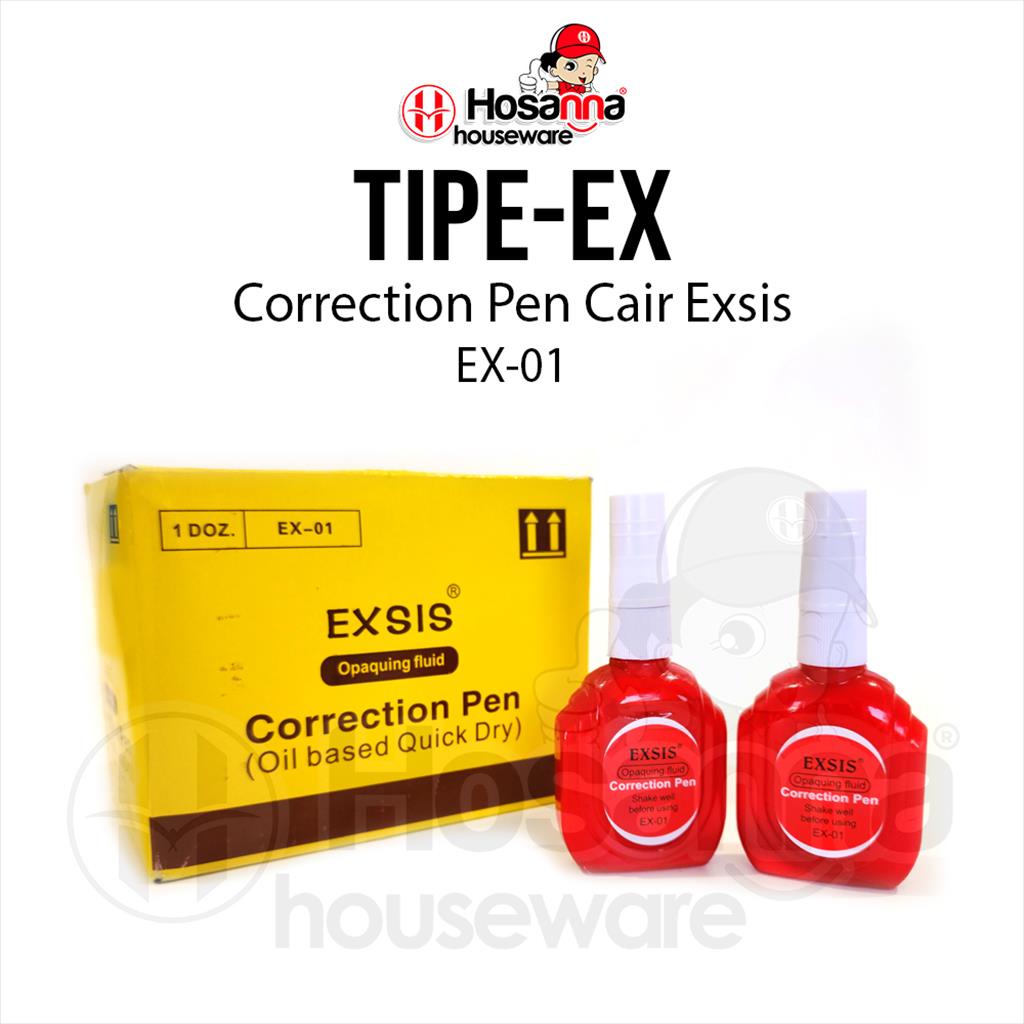 Jual Tipex EX-01 Correction Pen / Tipex Stipo Cair | Shopee Indonesia