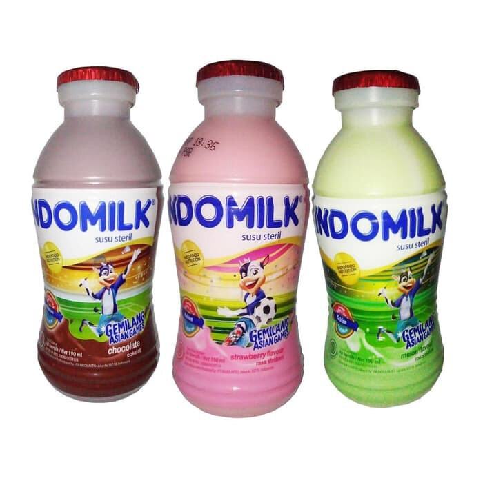 Jual Indomilk Botol All Variant 190 Ml (Rasa Coklat, Strawberry, dan Melon) | Shopee Indonesia