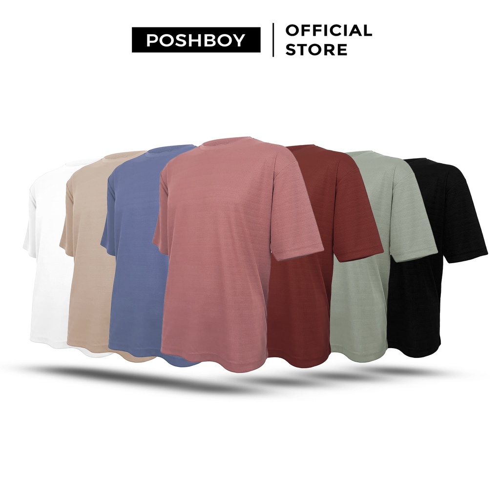 Jual POSHBOY Kaos Pria Lengan Pendek Size S-XXL Uzbekh T-Shirt Oblong Modern Classic Polyester ...