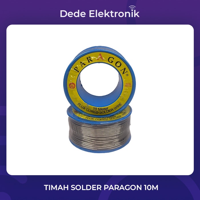 Jual Timah Solder Paragon Tenol 10 Meter 10M 60/40 0.8mm | Shopee Indonesia