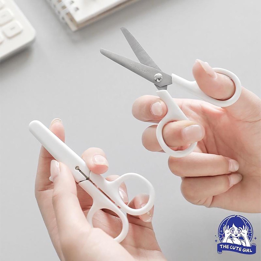Jual Gunting Putih mini Aesthetic White Scissors Mini - Stazionario ...