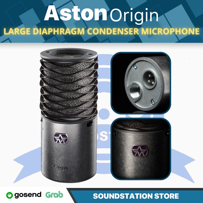 Jual ASTON ORIGIN Large Diaphragm Studio Condenser Microphone | Mic ...