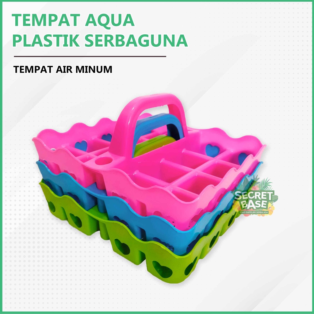 Jual TEMPAT AQUA GELAS ISI 16 - Dengan Lubang Sedotan / Tray Air ...