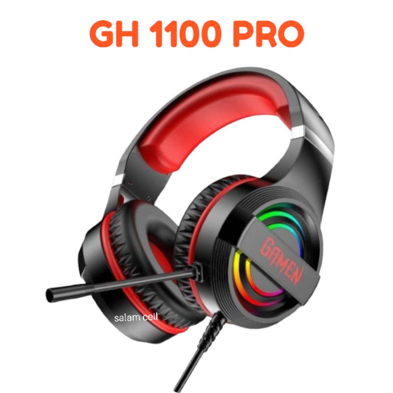 Jual Headset Game Earphone GAMEN GH1100 PRO GH 1100 GH2100 GH 1000 GH ...