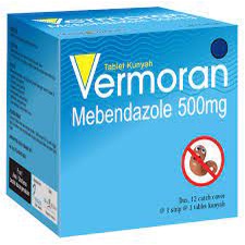 Jual VERMORAN MEBENDAZOLE 500MG 1 STRIP/ OBAT KECACINGAN | Shopee Indonesia