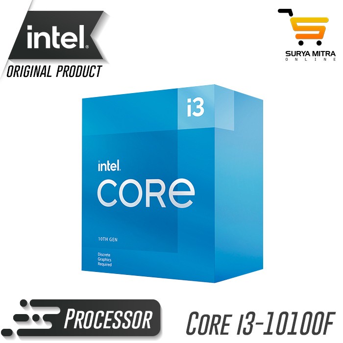 Jual Processor INTEL core i3 10100F 3.6 GHz BOX socket 1200 | Shopee Indonesia