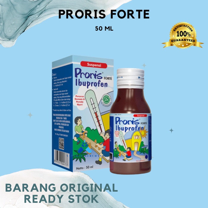 Jual Proris Forte 50 ml Rasa Strawberry Obat Penurun Demam Anak ...