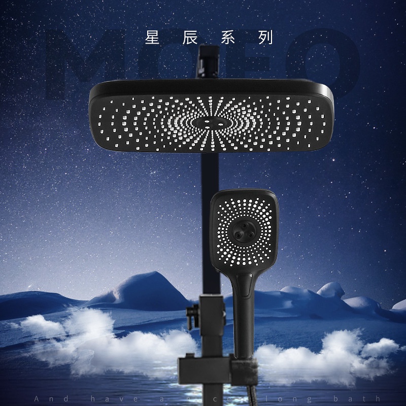Jual Shower Thermostatic Tombol Piano Suhu Konstan Square Shower Keran ...