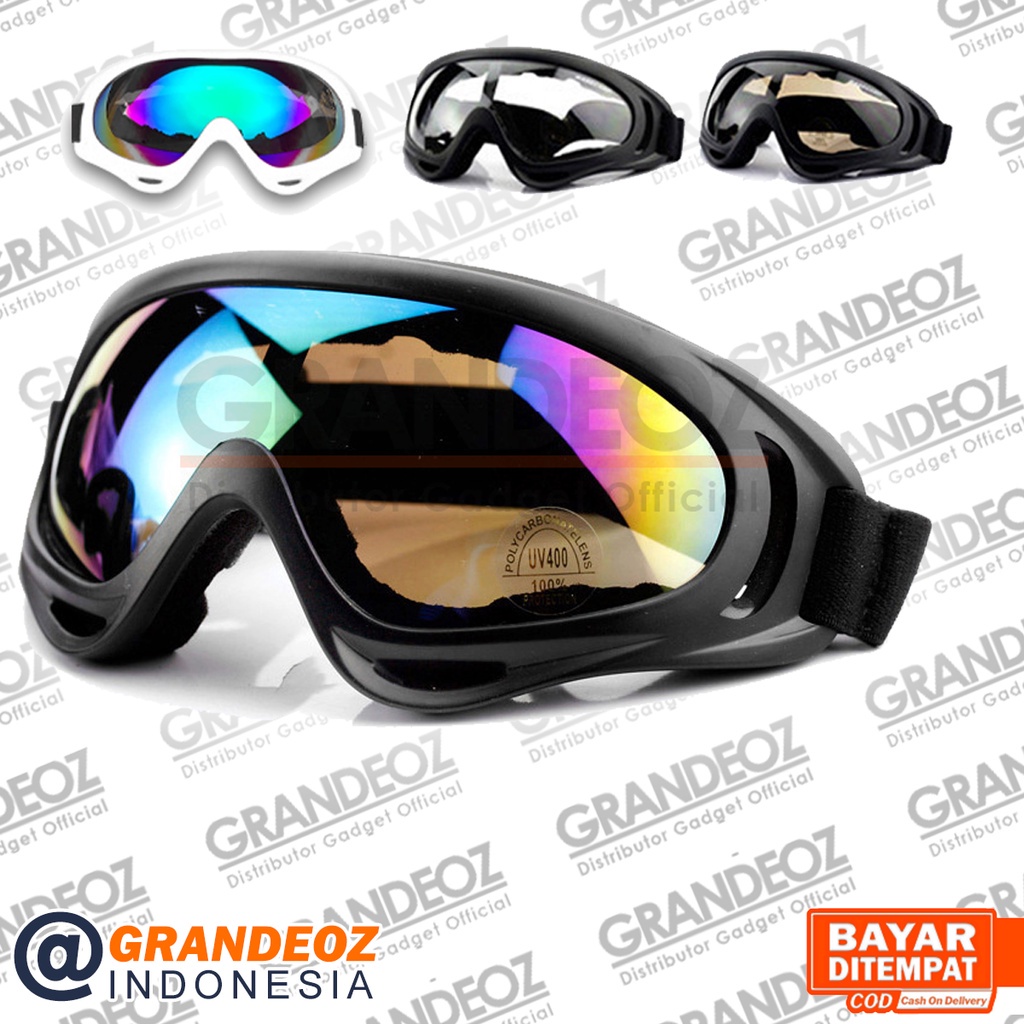 Jual Kacamata Goggles Motor Sport Goggle Helm Ski Sky Roadbike Road ...