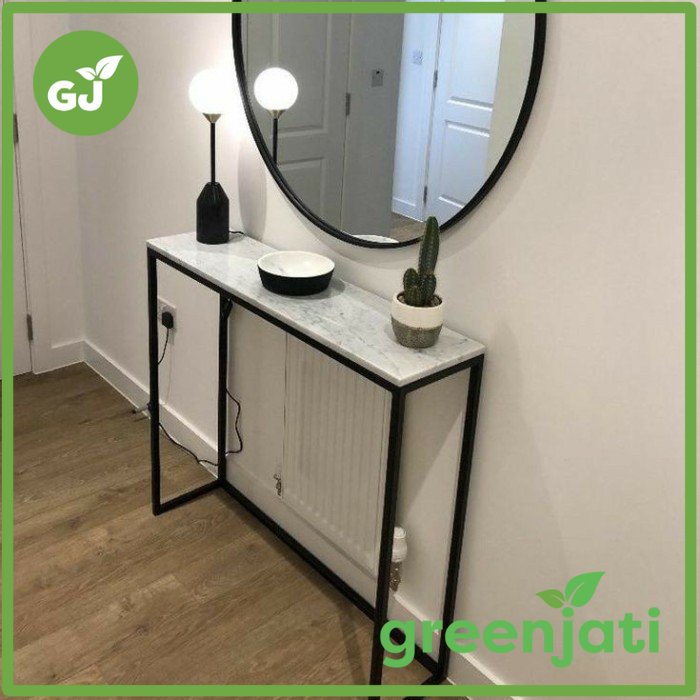 Jual Meja Console Marmer Kaki Besi greenjati | Shopee Indonesia