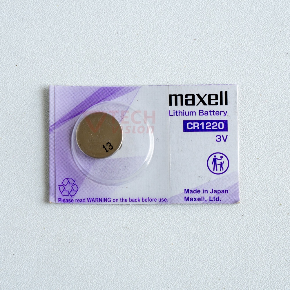 Jual Battery CR-1220 Maxell Lithium 3V CR1220 Kancing Bulat | Shopee ...