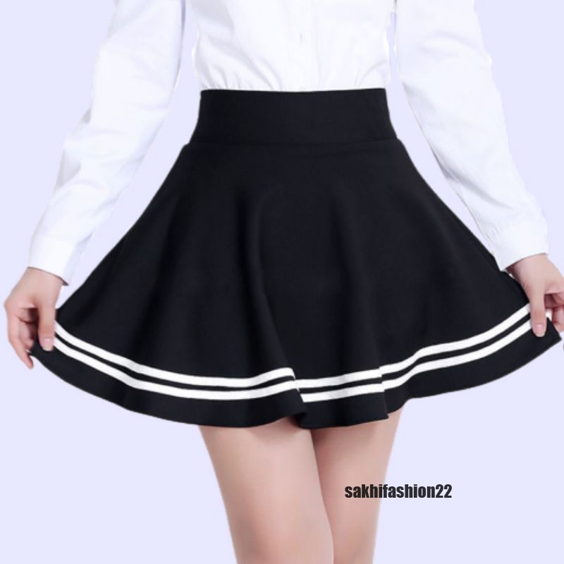 Jual rok pendek wanita list putih terbaru rok pendek wanita rok pendekk ...