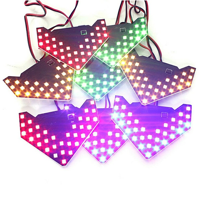Jual led running berjalan sen sign sein arrow tanda panah kaca spion ...