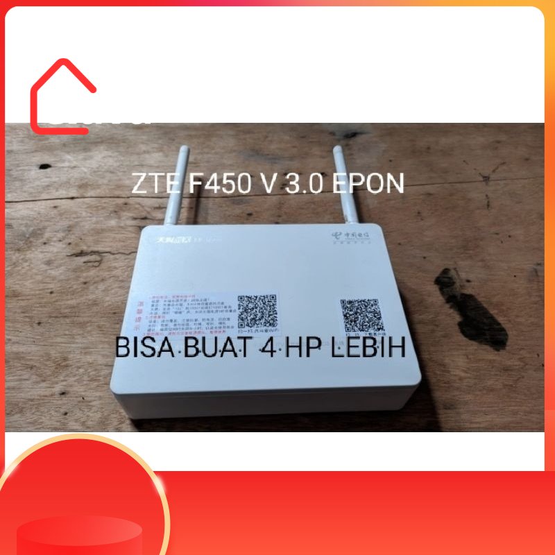 Jual ZTE F450 V2-V3 EPON ONU ONT SUPPORT BRIDGE | Shopee Indonesia