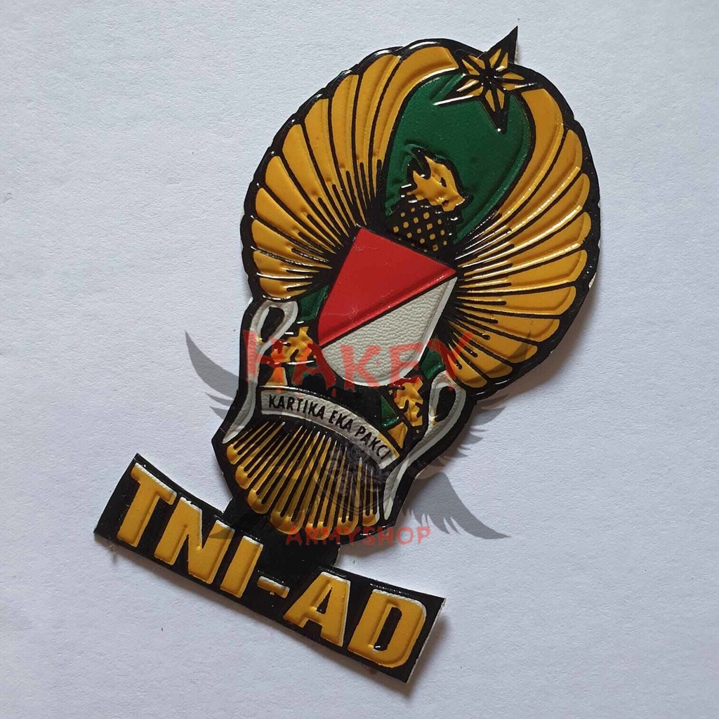 Jual Stiker Embos Logo Ekapaksi Tni Ad Stiker Timbul Logo Ekapaksi Sticker Embos Ekapaksi