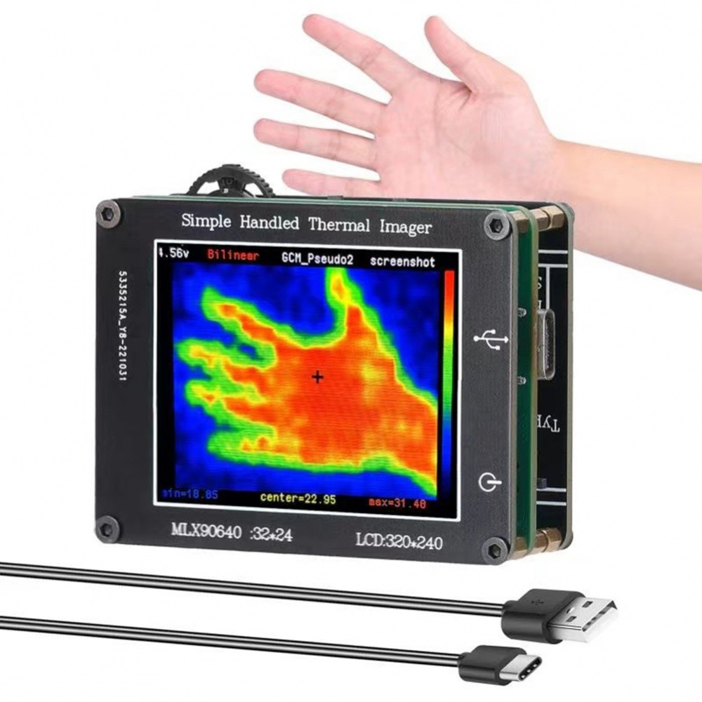 Jual Kamera Thermal Imaging Genggam Simple 320x240 Resolusi IR Layar ...
