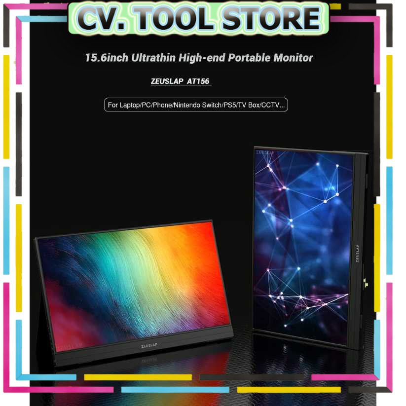 Jual TOOL STORE - ZEUSLAP Portable Monitor HD IPS 15.6 Inch 1080p with ...