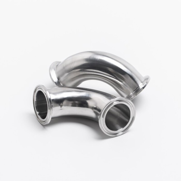 Jual Elbow Sanitary 2 inch 316L Stainless Steel 90 Degree Tri Clamp ...
