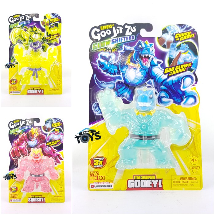 Jual Heroes Of Goo Jit Zu S8 Glow Shifters Hero Pack Original | Shopee Indonesia