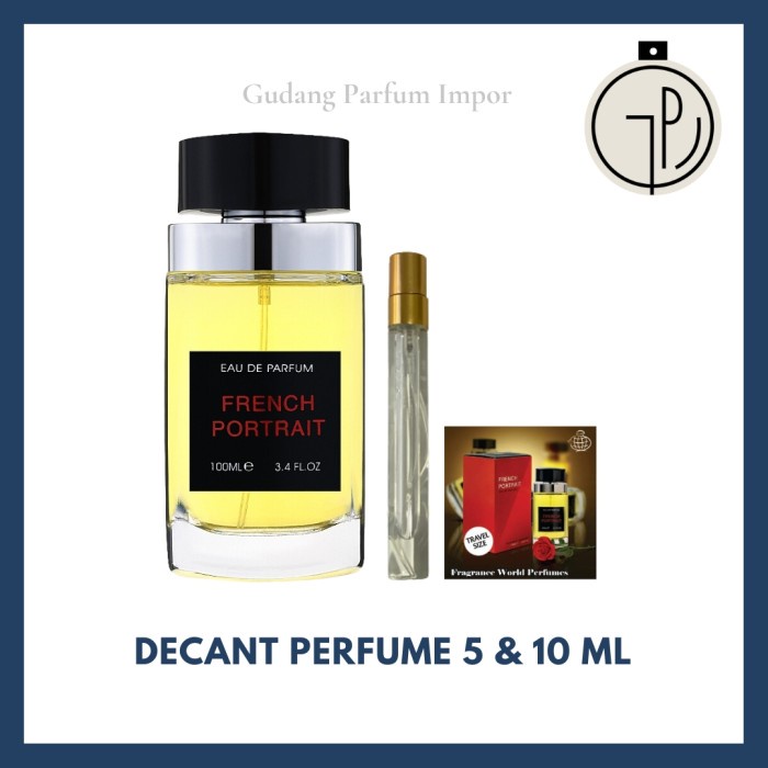 Jual Decant Fragrance World French Portrait for Unisex EDP | Shopee ...
